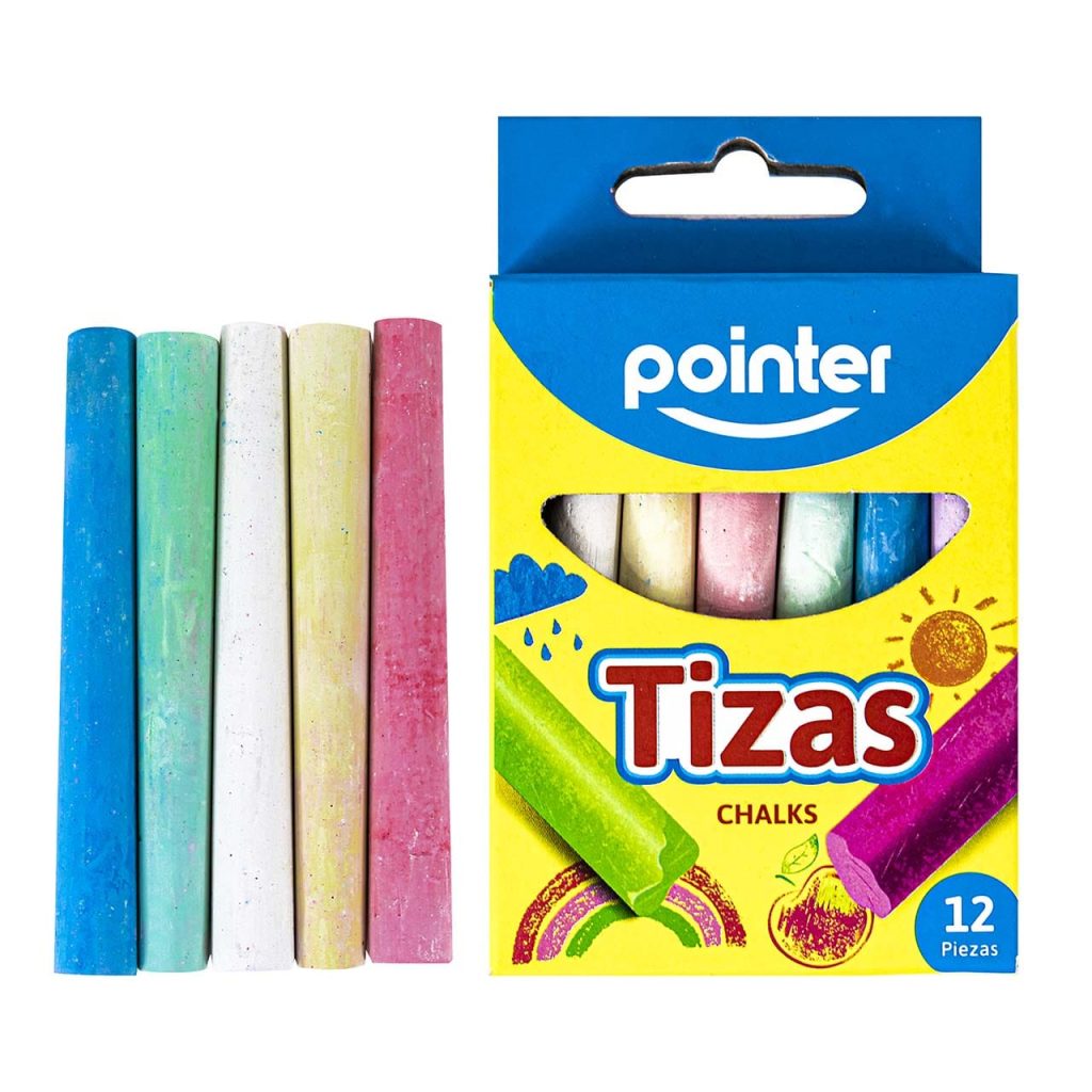 Tiza 12 Colores Pointer - El Rincon de Matta